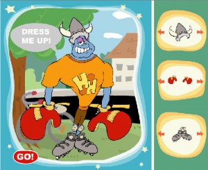 Juego para vestir al monstruo de los deportes