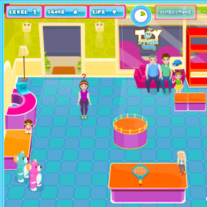 Juego de comprar en la tienda de juguetes