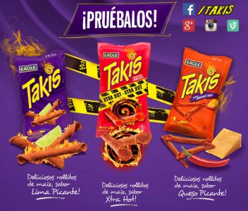 Takis, una explosión para los sentidos