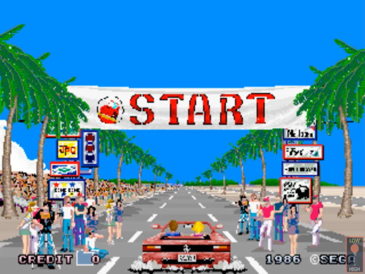 Out Run (arcade de Sega 1986)